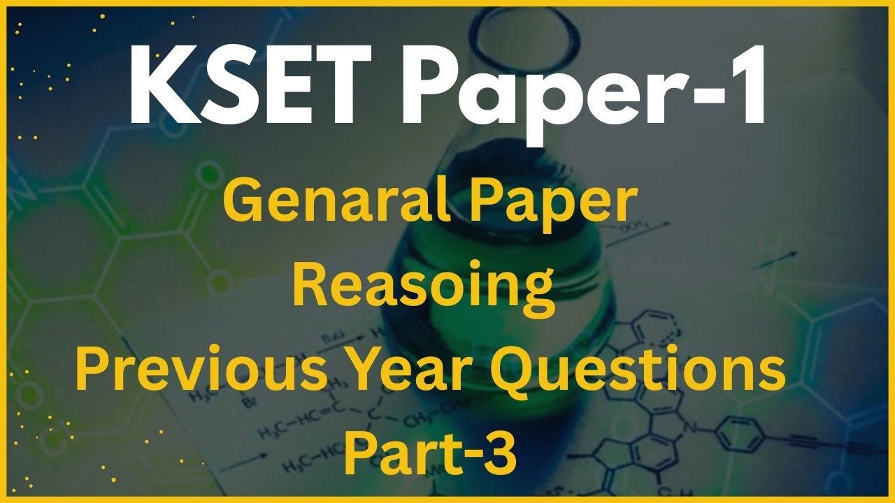 KSET PAPER 1 I General Paper I Reasoning I PART 3 I Number System I ...