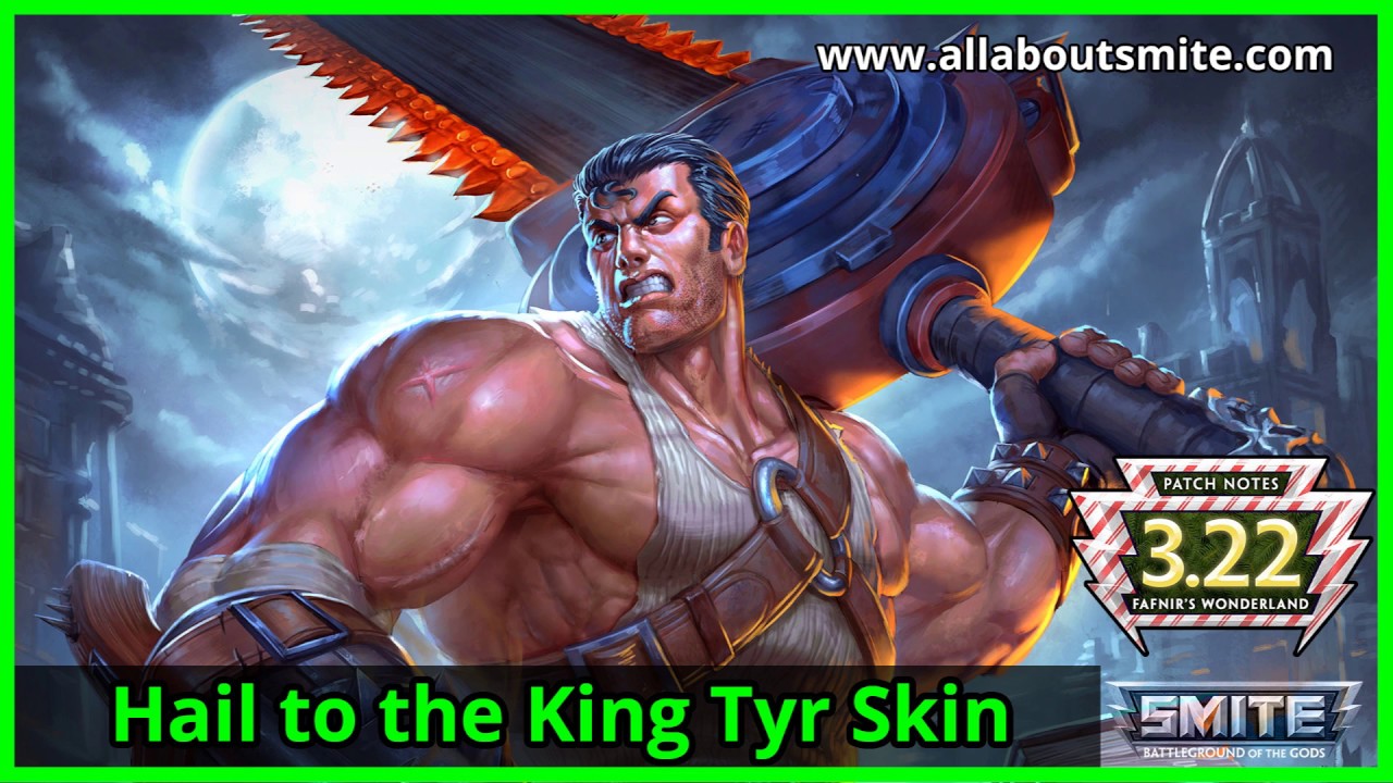 Smite: Hail to the King Tyr (Skin Spotlight) | allaboutsmite - YouTube