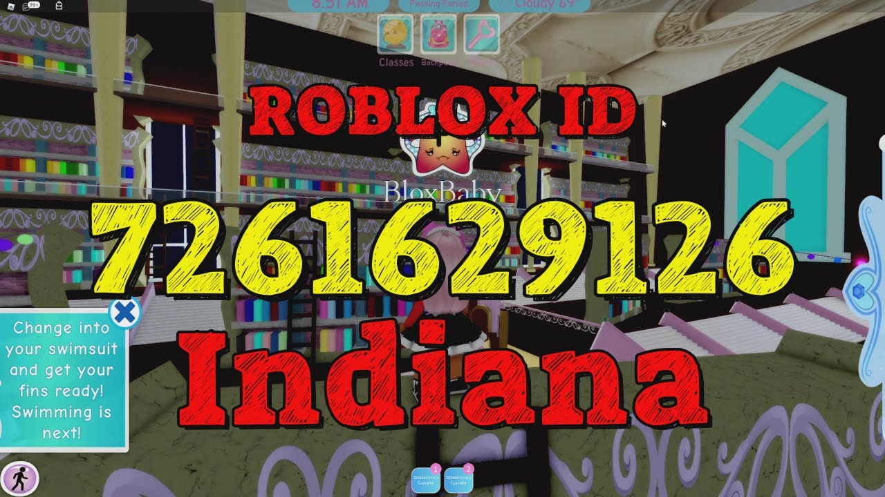 INDIANA Roblox Song Codes - YouTube