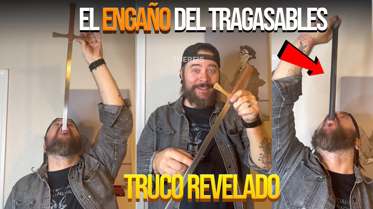 El doble truco de Tragar Espadas que se hizo viral en Tik Tok REVELADO ...