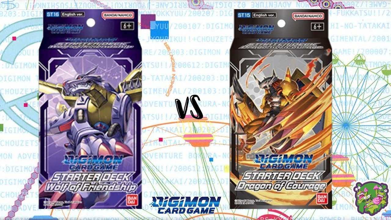 DIGIMON TCG: Wolf of Friendship (Purple) vs Dragon of Courage (Black ...