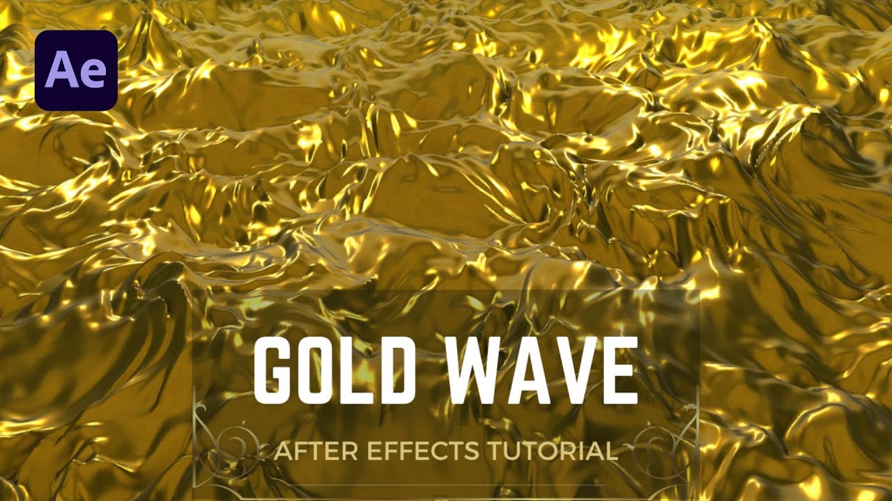 Gold Wave Effect - Stardust Plugin - After Effects Tutorial - YouTube