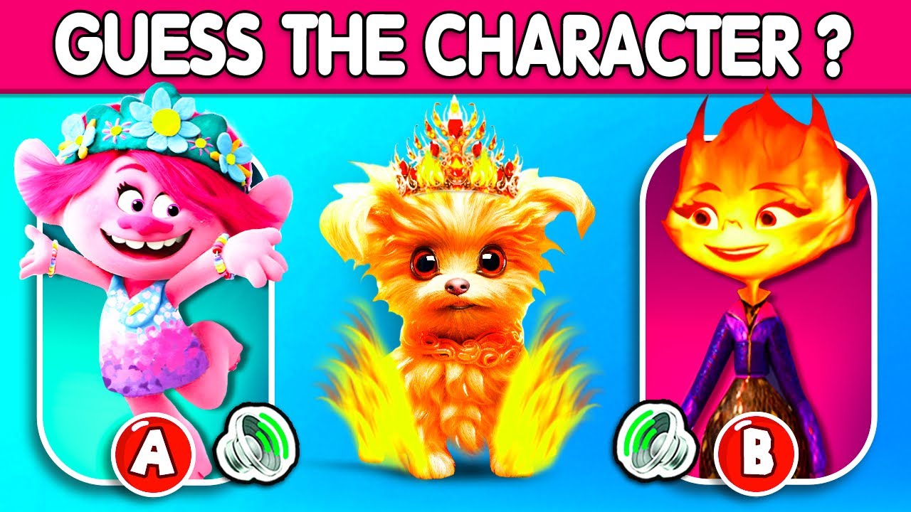 Guess the Hidden Figure | TROLLS 3 BAND TOGETHER QUIZ, Elemental Quiz ...