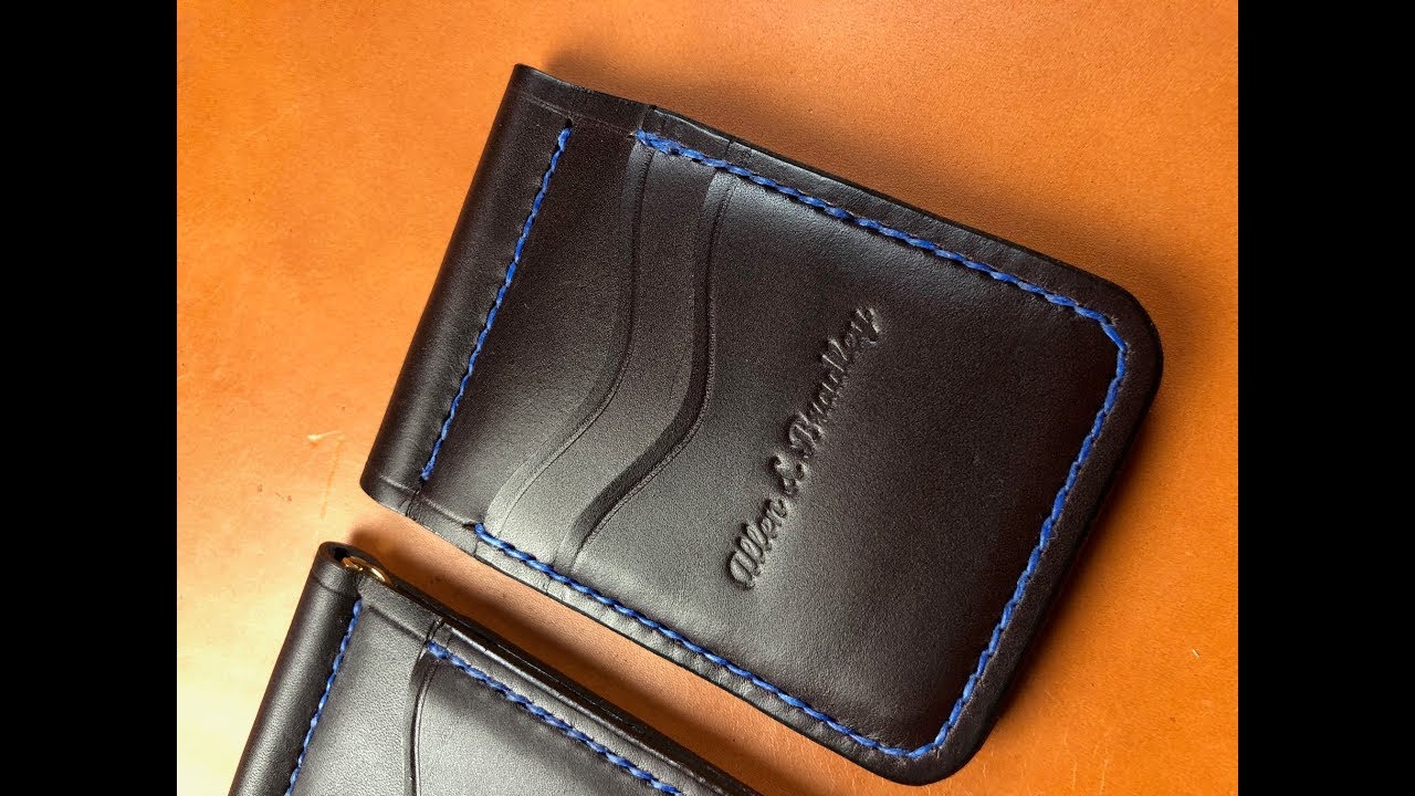 Making a double pocket money clip - YouTube