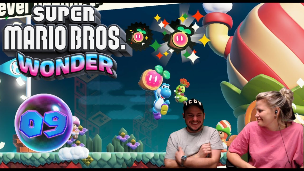 SUPER MARIO BROS WONDER ☁️09 Meister Poplin stellt uns Prüfungen - YouTube