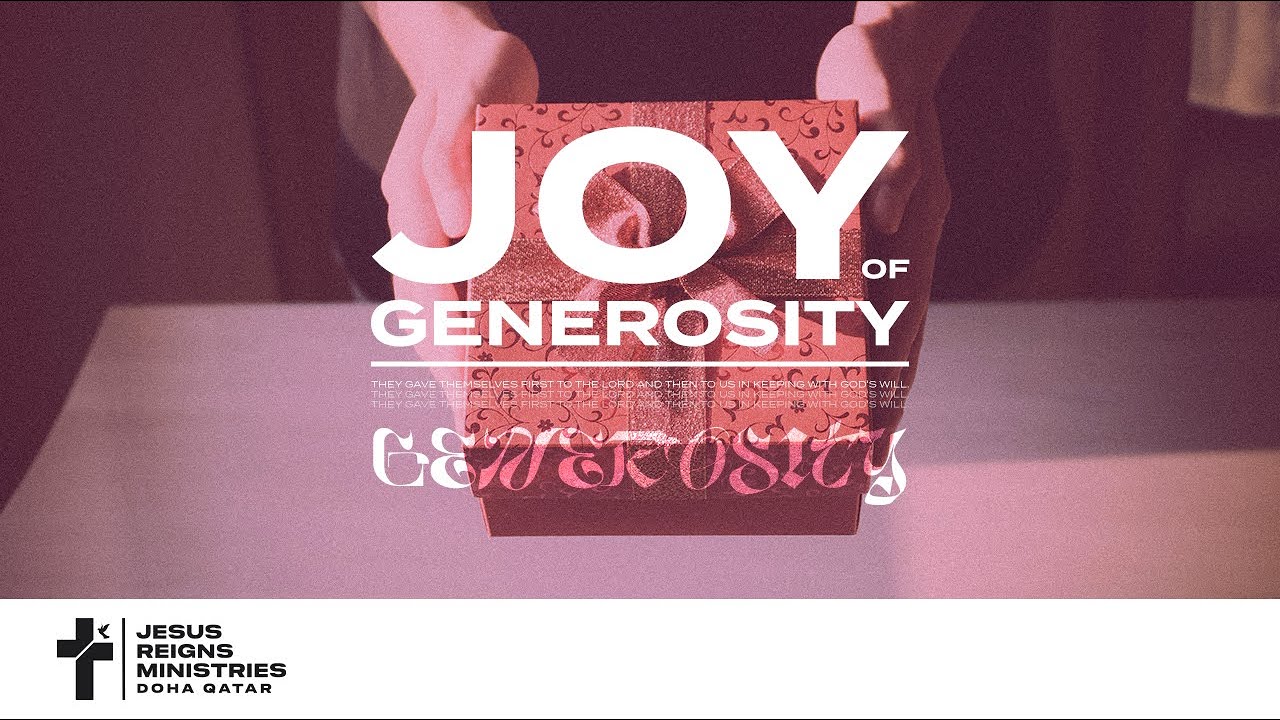 Joy of Generosity | 2 Corinthians 8:1-5 | Pas. Marlo Gapas - YouTube