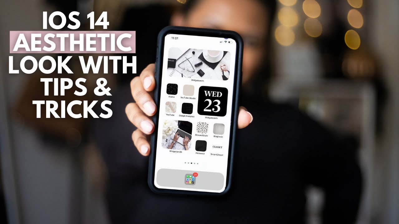 IOS14 IPHONE CUSTOMIZATION AND ORGANIZATION TIPS AND TRICKS! - YouTube