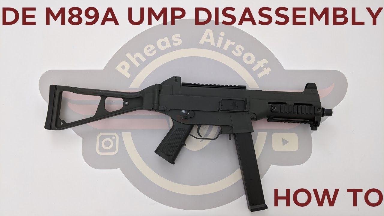 [HOW TO] DE M89A UMP DISASSEMBLY - INTERNAL REVIEW - YouTube