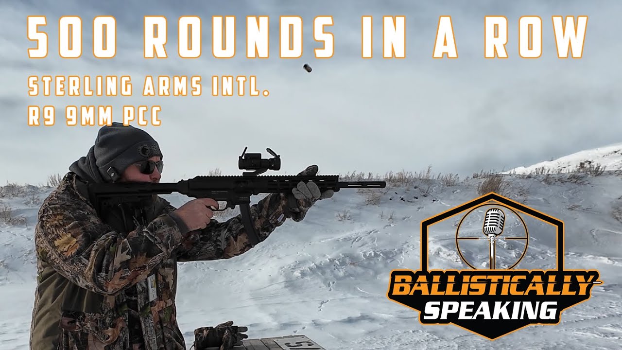Sterling Arms Intl R9 500 Rounds In A Row - YouTube