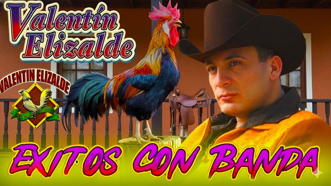 Valentine Elizalde Las Mejores Canciones 🎼Puras Rancheras Con Banda ...