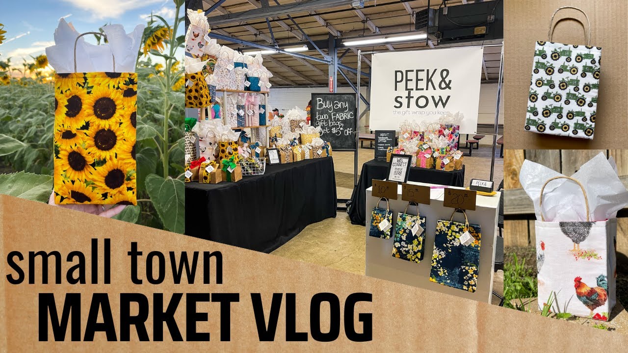 Small Town Market Vlog | I Forgot to Set Up 😬 - YouTube