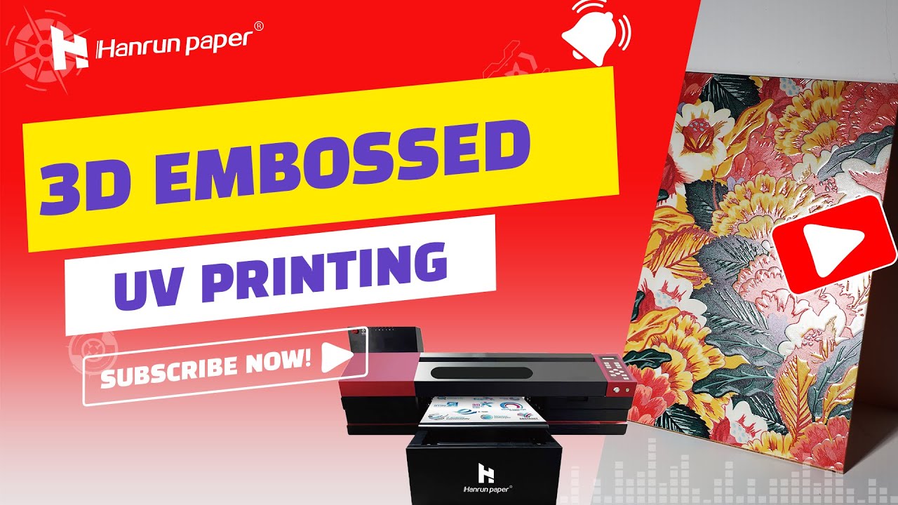 Explore the New Era of UV Embossed Printing! Hanrun paper UV Printing Solutions - YouTube