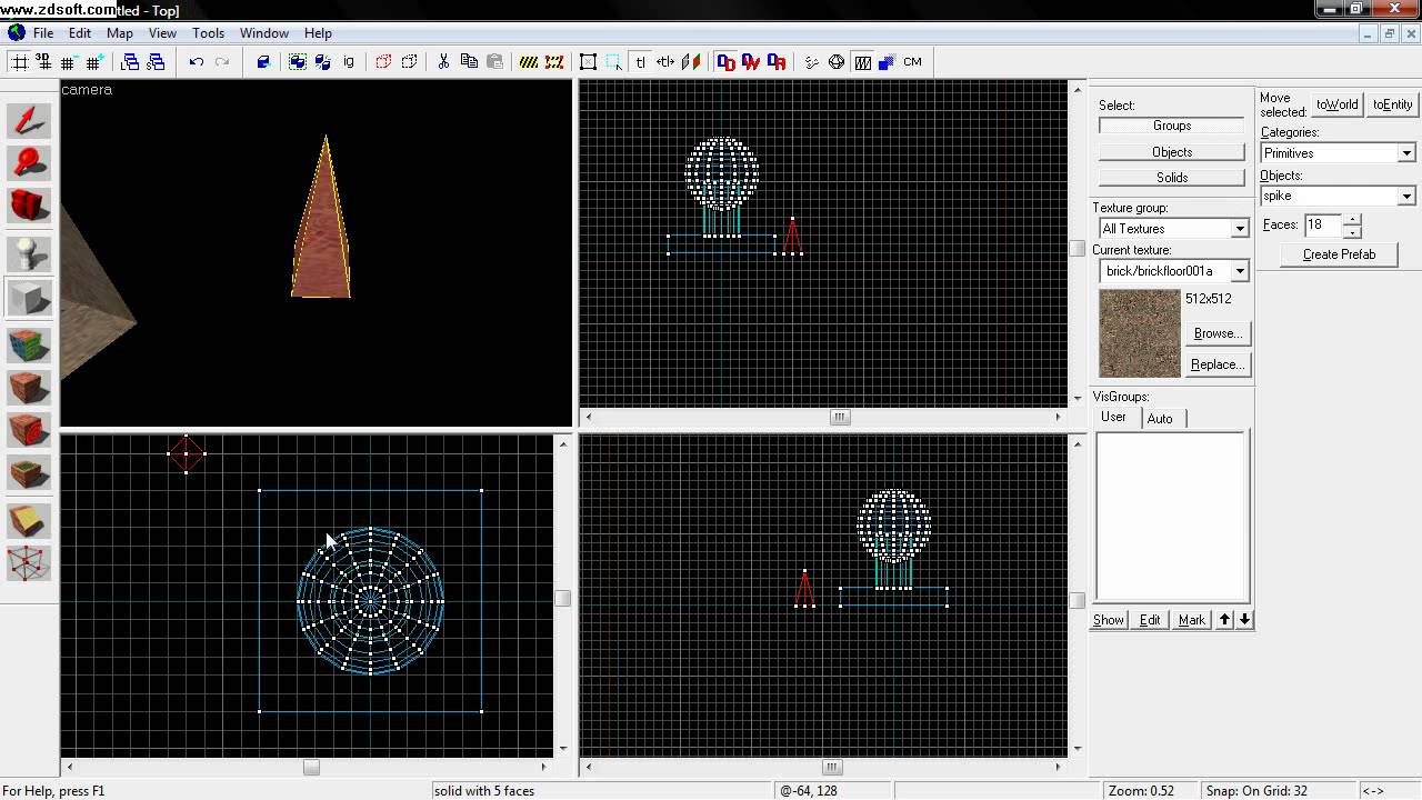 Hammer Editor Tutorial 2 Spheres, Arches, Cones, Triangles, Cylinders ...