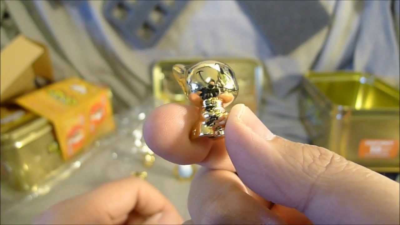 Gogo's Crazy Bones Collector 10 Pack Gold Tin Review - YouTube