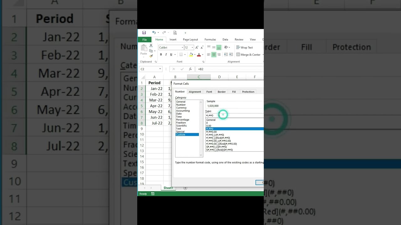 Convert Millions To M In Excel Numeric Data In Excel Excel Video Convert Millions To M In Excel Numeric Data In Excel Excel Video