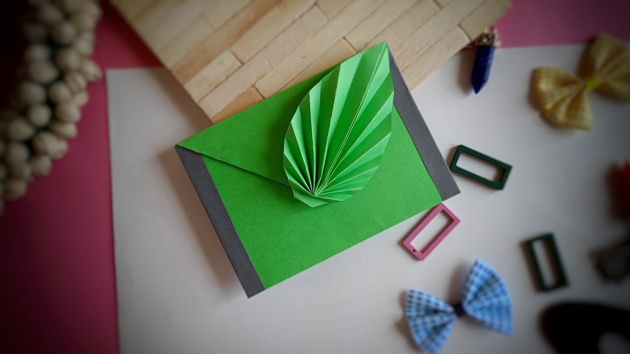 HOW TO MAKE ENVELOPE COVER AT HOME EASILY | DIY ENVELOPE COVER | @SES ...