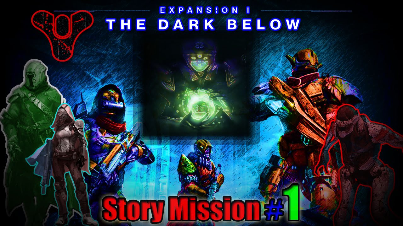 Destiny The Dark Below First Campaign Story Mission #1 - YouTube