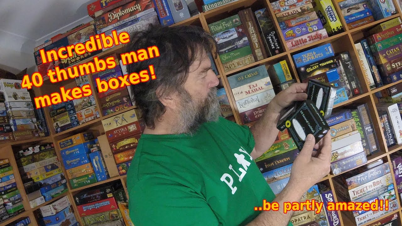 Handmade boxes for a PnP cocktail card game. - YouTube