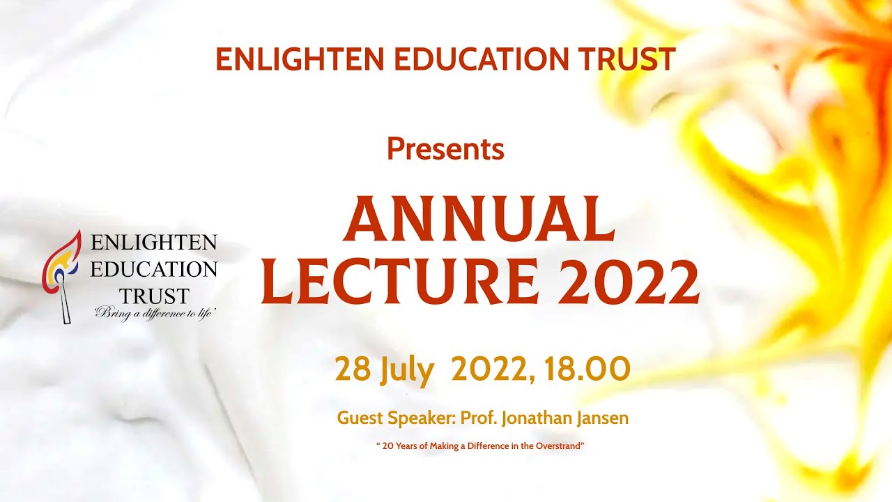 Enlighten Education Trust's 20 Year Celebration - YouTube