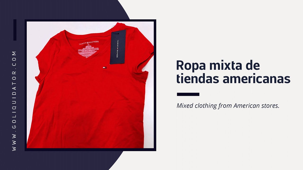 Lotes de ropa mixta de tiendas americanas / Lots of mixed clothing from ...