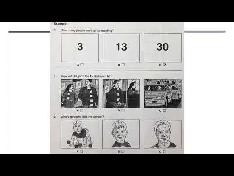 Listening Practice - A2 CEFR - Cambridge KET 5 Test 1 Part 1 - YouTube