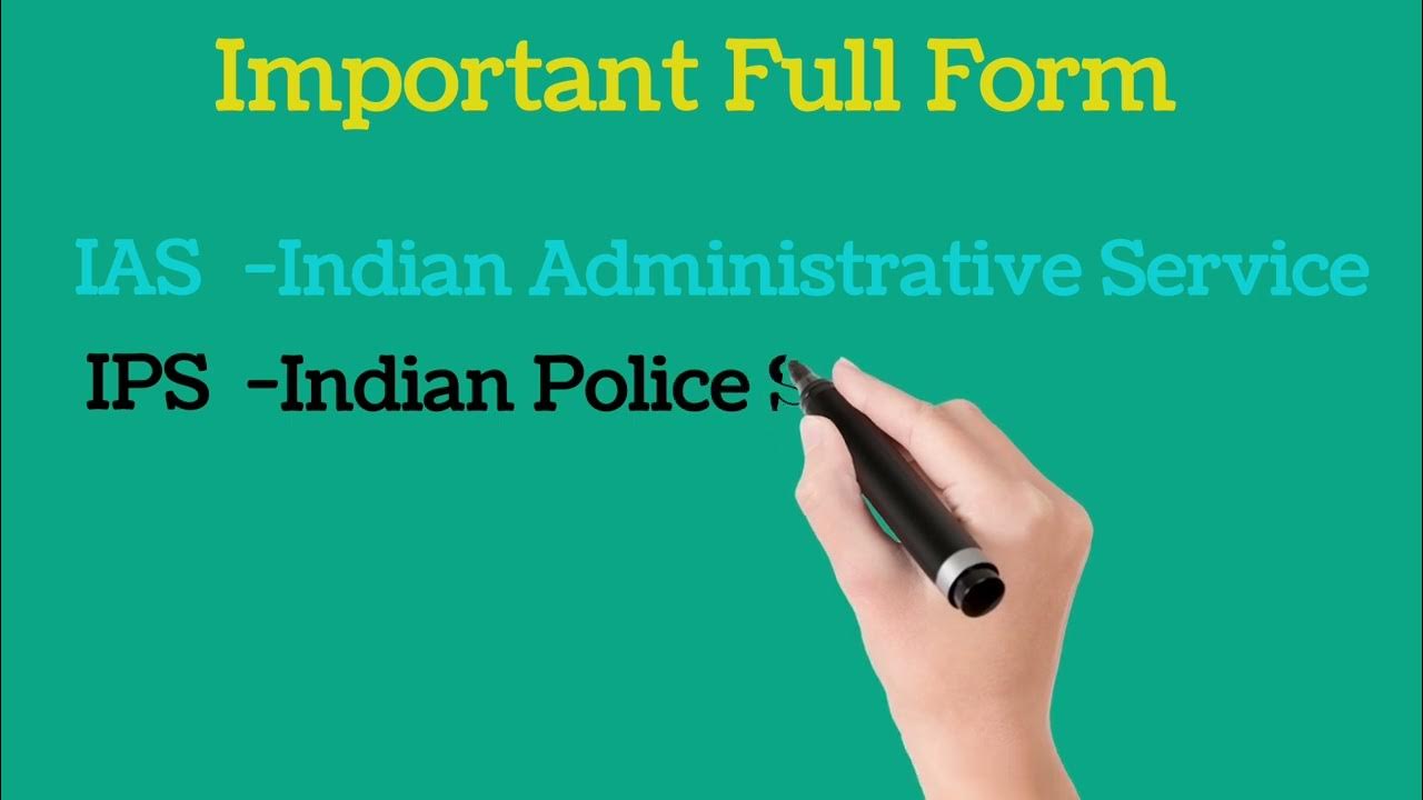 IAS, IPS और IFS ka full form/ full form of ias/ full form IPS /Full form of IFS/ IAS, IPS, IFS ...