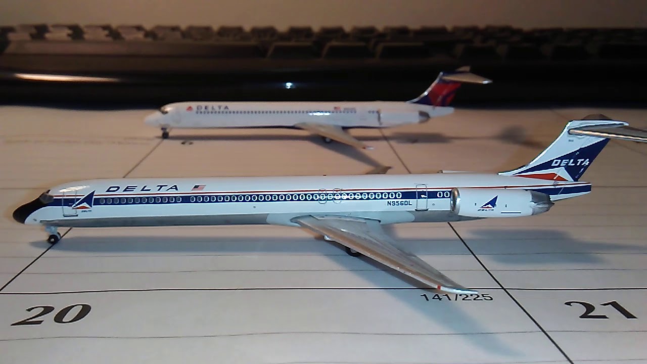 New Gemini Jets Delta MD-80 - YouTube