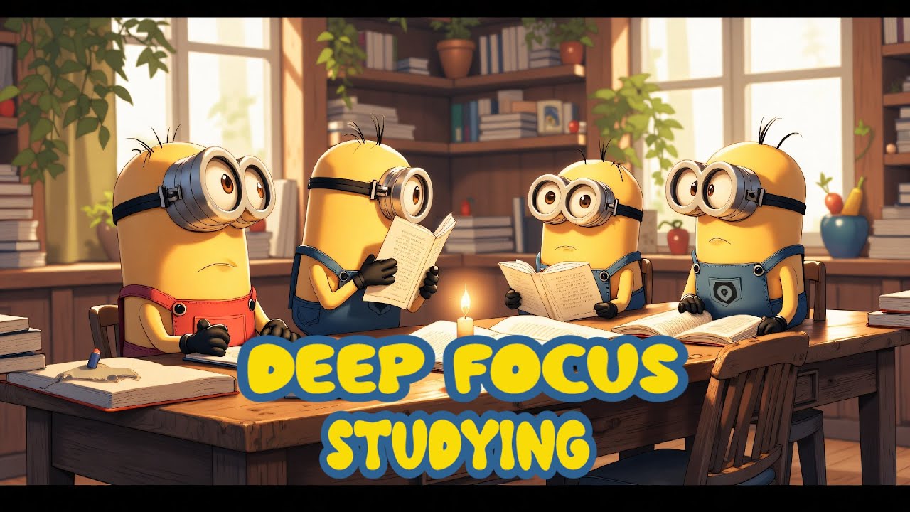 Minions Study Vibes - Study Like a Pro with These Deep Focus Tunes ...