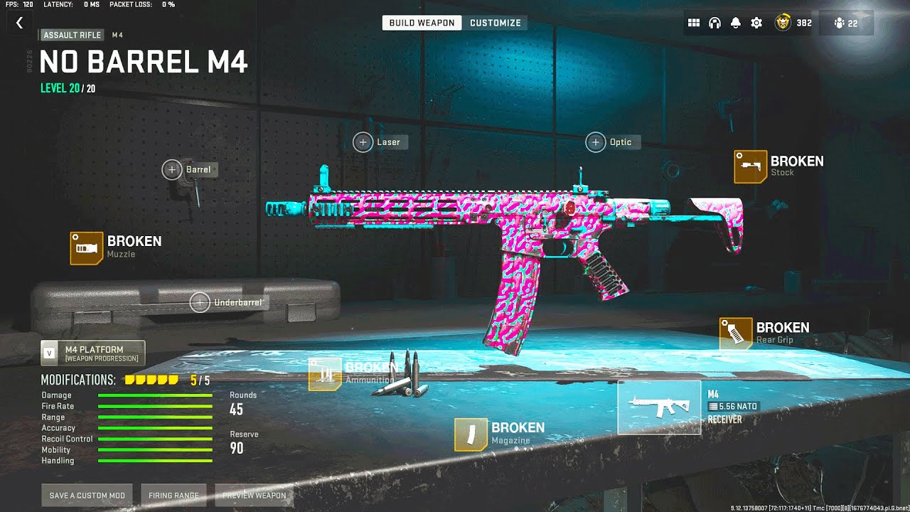 The Best M4 Class In Mw2 Season 2 🔥 No Recoil Setup Best M4 Class