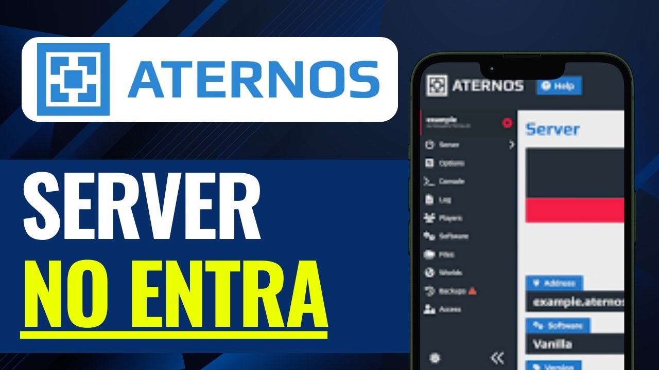 Cómo resolver no puedo entrar a mi server de minecraft aternos - YouTube