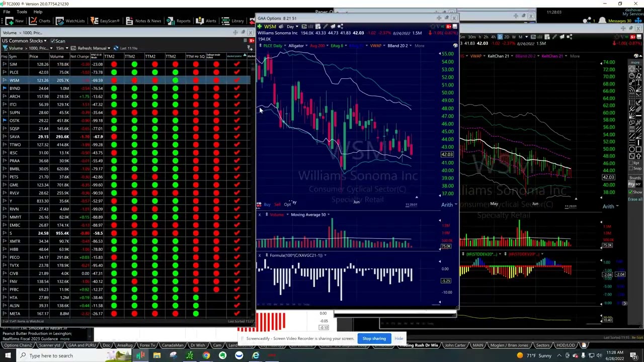 TC2000 TTM Squeeze Scanner and other tools - YouTube