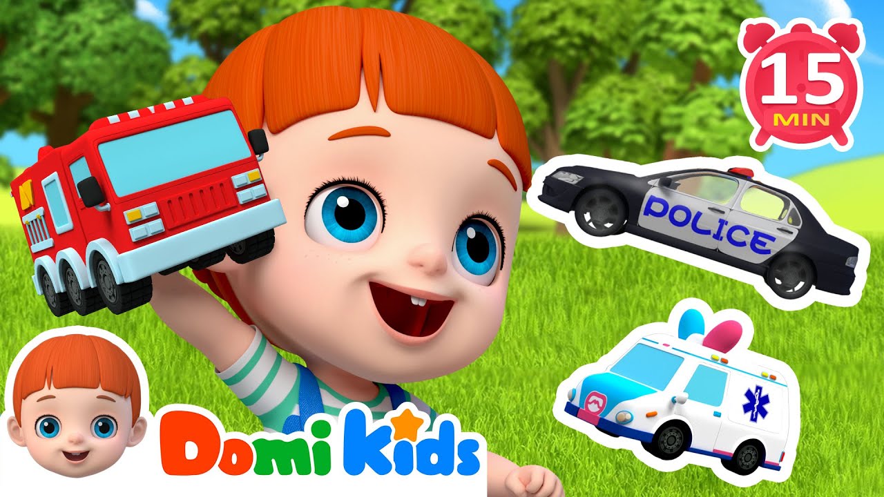 Baby Car Songs Compilation | 🚌🚒🚚🏎️🚓 | Nursery Rhymes For Toddlers ...