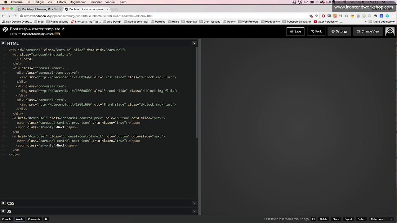 Bootstrap 4 components: Carousel - YouTube