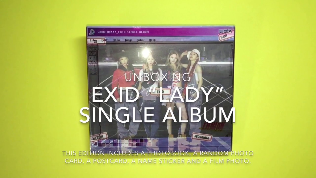 [Unboxing] EXID “LADY” Single Album - YouTube