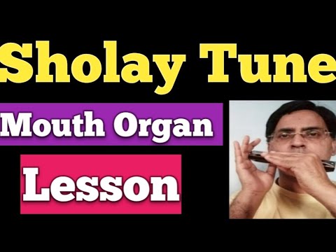 Sholay tune/ Mouth Organ lesson/ Sholay tune Amitabh Bachchan/ Harmonica Lesson for beginners