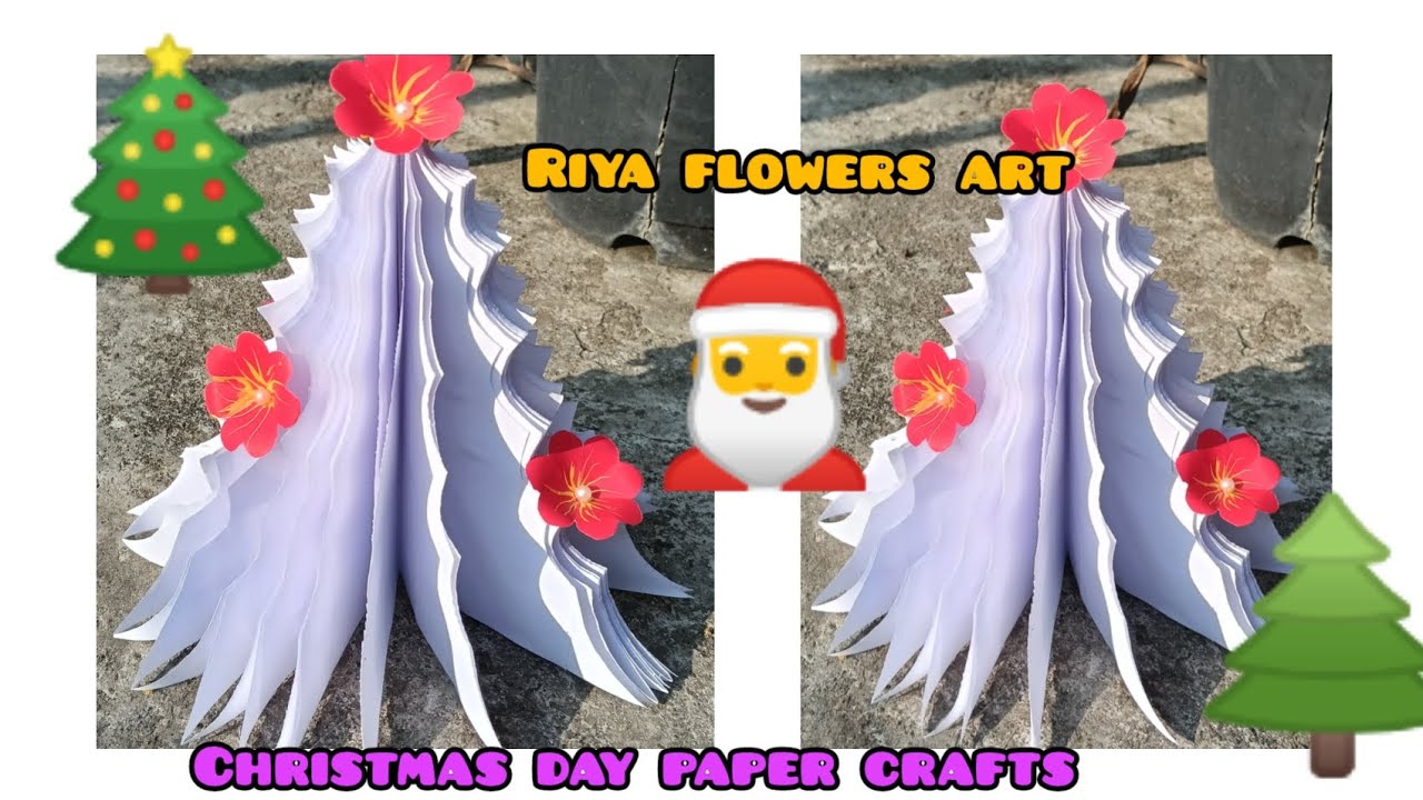 Christmas Day Paper Crafts Ideas//A4 Sizes Paper Crafts ideas// - YouTube