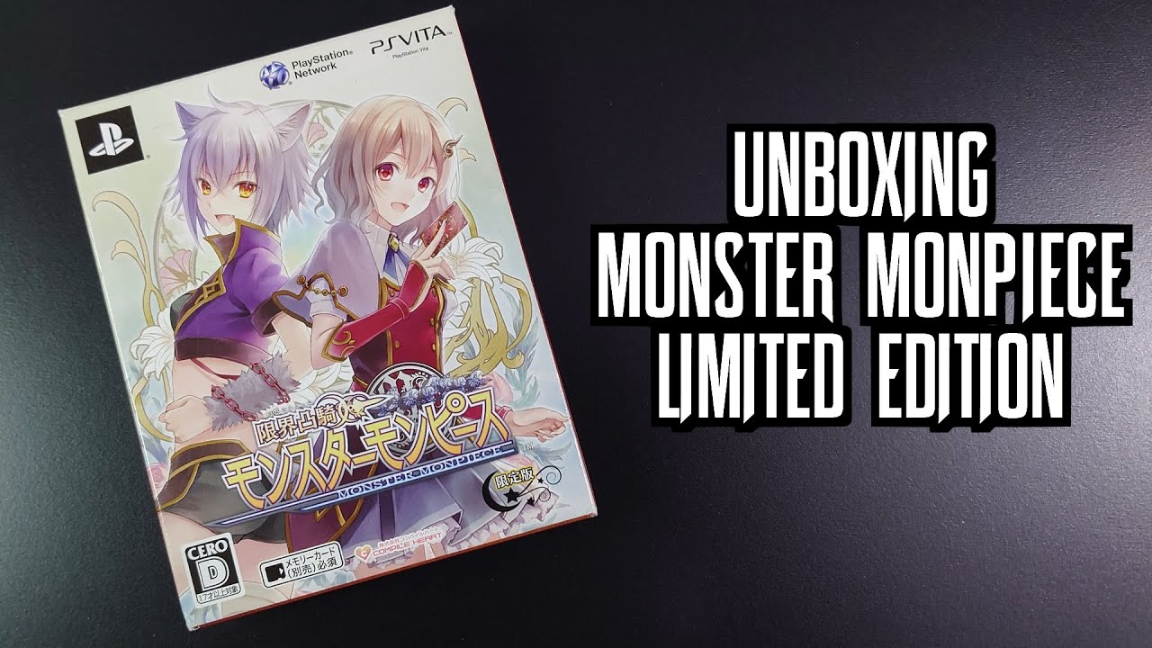 Unboxing Monster Monpiece Limited Edition「PS Vita」 - YouTube