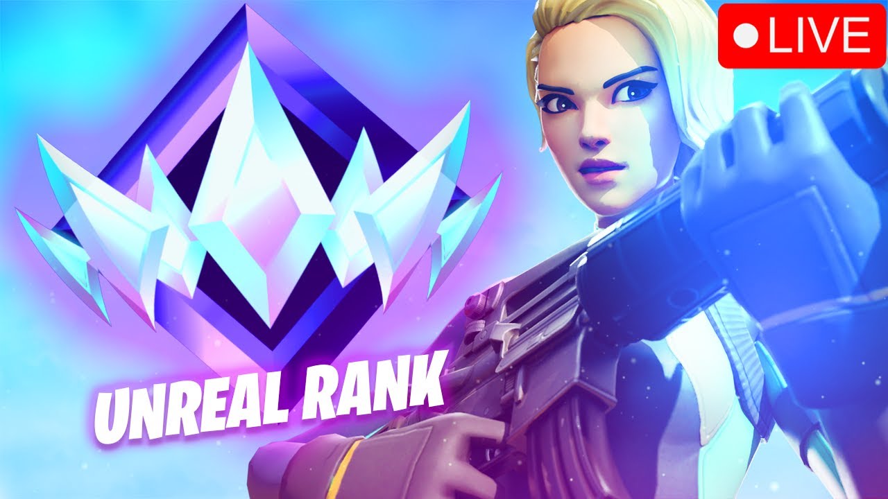 🔴 LIVE - FORTNITE UNREAL RANKED CARRIES WITH MEMBERS - !join - YouTube