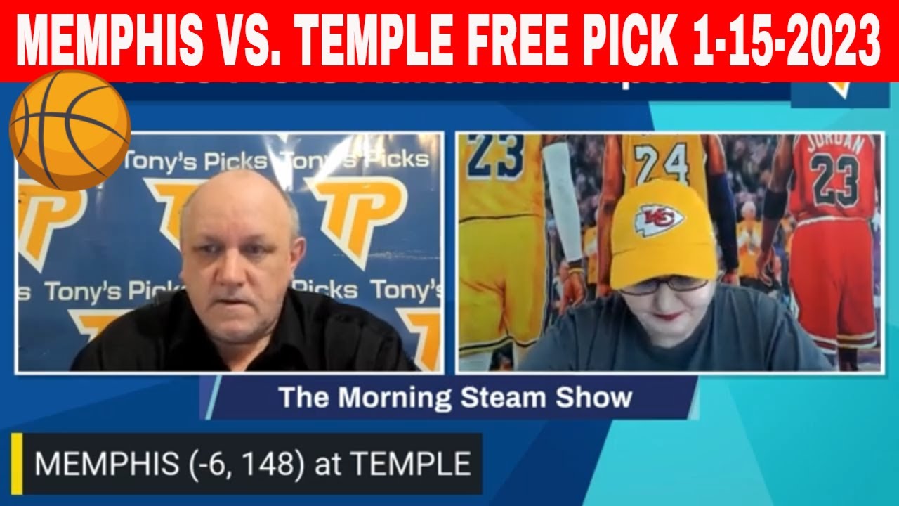 Memphis vs Temple 1/15/2023 FREE College Basketball Expert Picks on ...