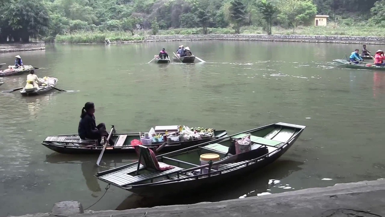Tam Coc Boat Ride and Bicycle Ride - YouTube