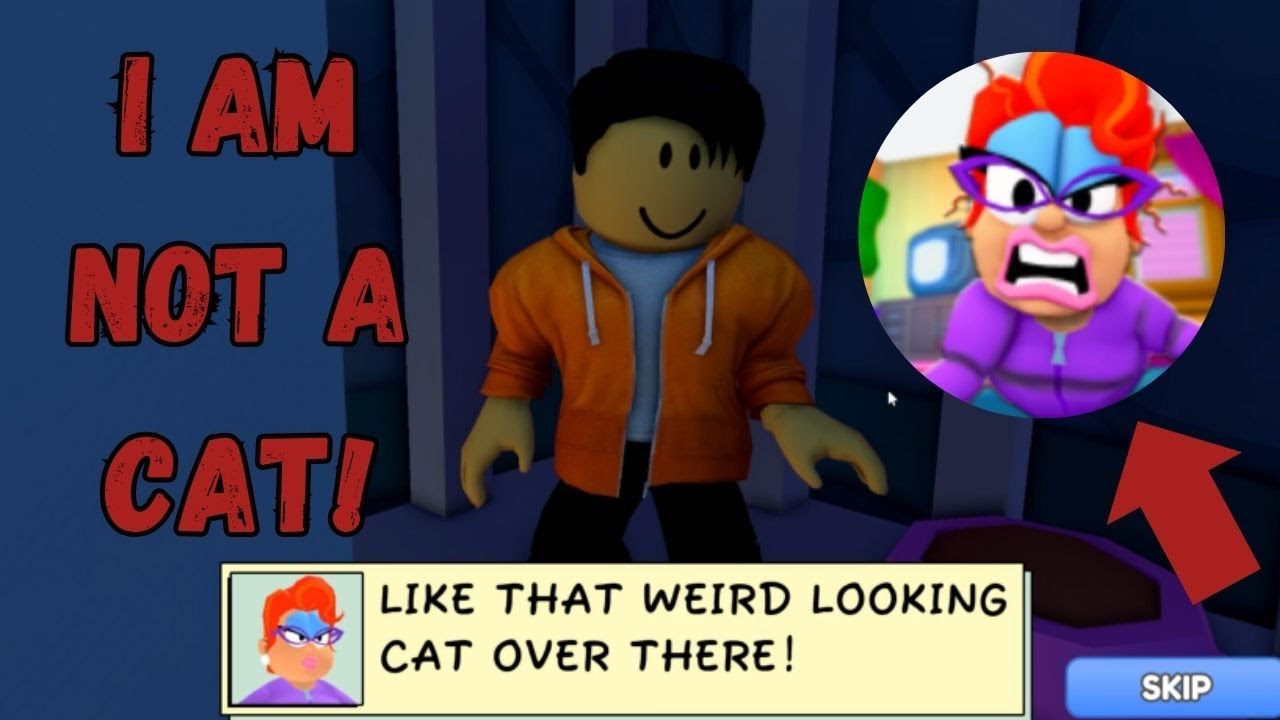 ESCAPE CRAZY CAT LADY! (Obby) Roblox Gameplay Walkthrough - YouTube