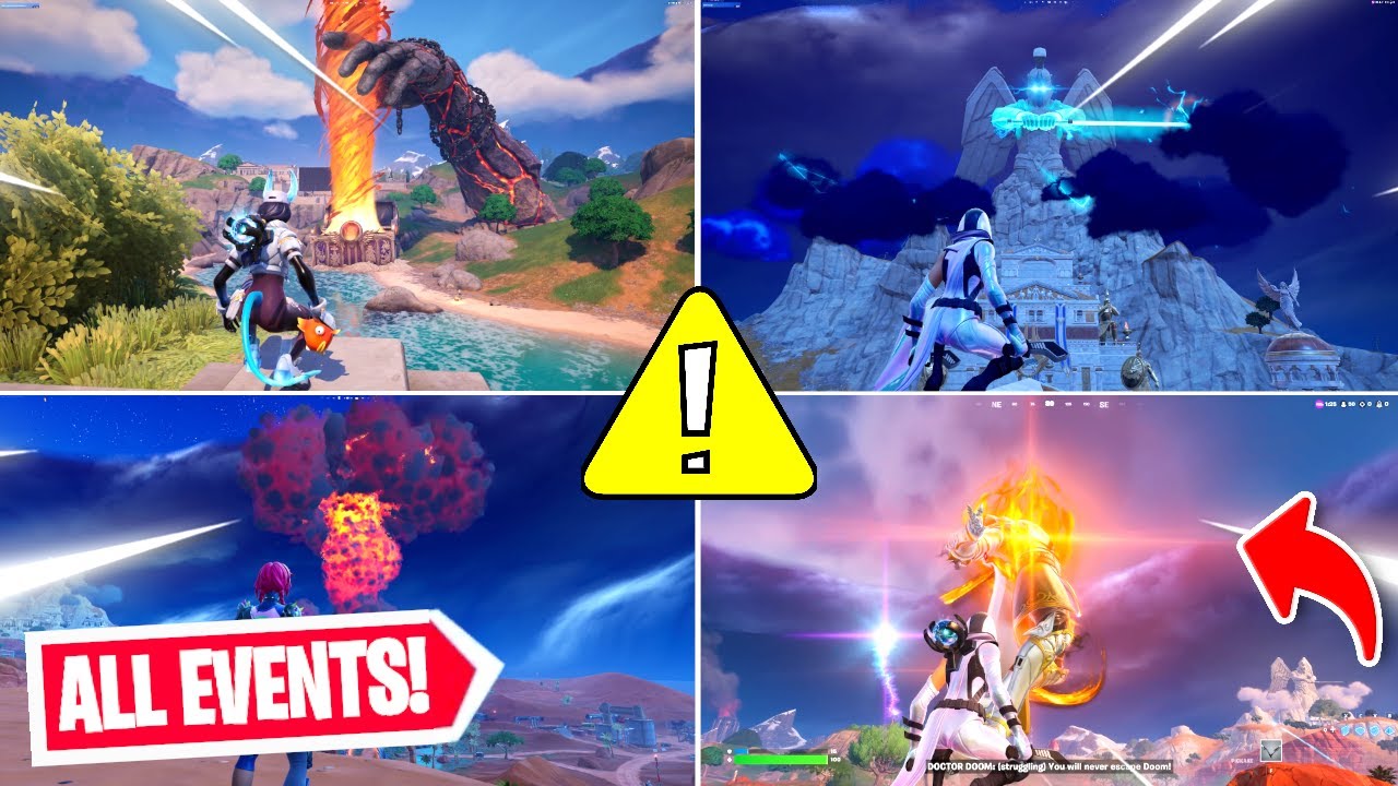 All Fortnite Chapter 5 Events (Chapter 5 Season 1 - Chapter 5 Season 4 ...