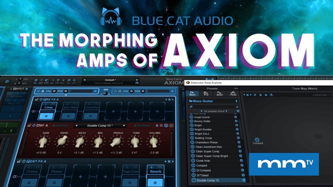 MMTV: Blue Cat - Axiom Morphing Amps | Eric Burgess - YouTube