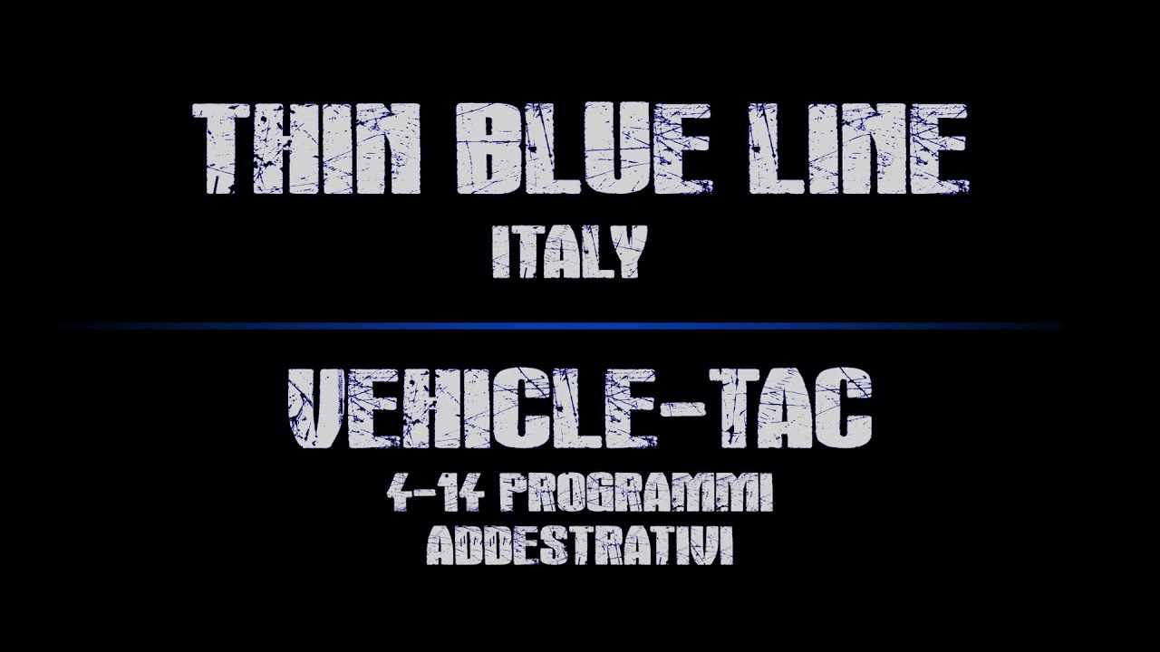 THIN BLUE LINE ITALY | Presentazione Attività - YouTube