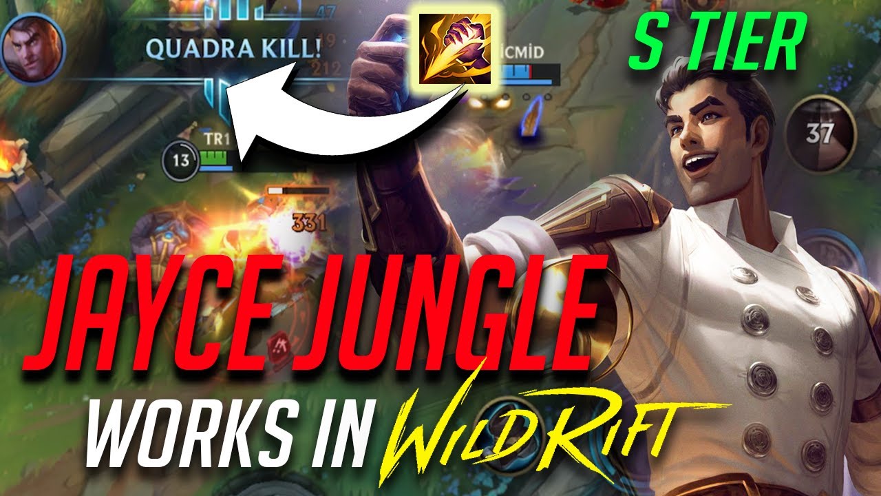 WILD RIFT JAYCE JUNGLE IS OP WITH this BUILD - S TIER IN THE JUNGLE ...