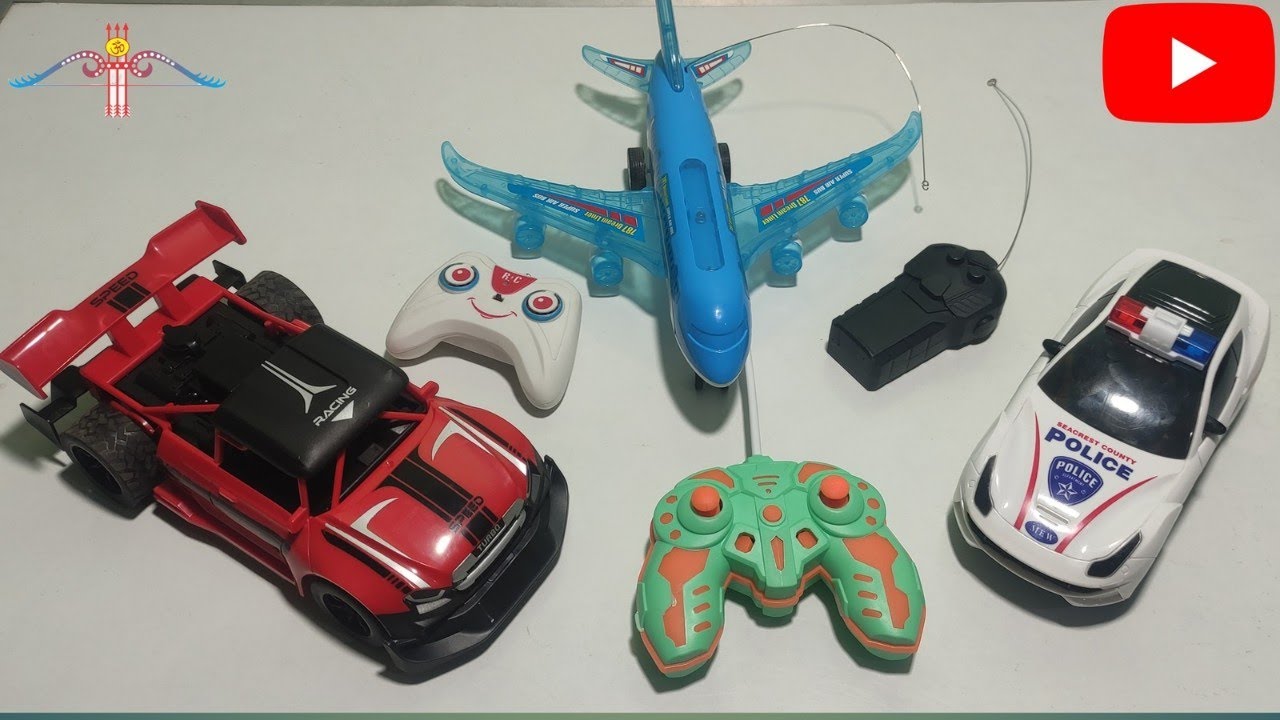 Racing Rc Smoke Car Unboxing And Testing//3D Light Airoplane 787 ...