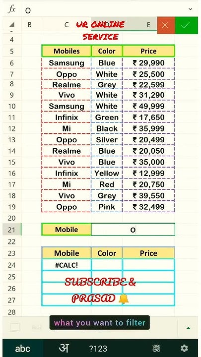 Filter Function In Excel Filter Formula How To Use Filter Function In Excel Youtube