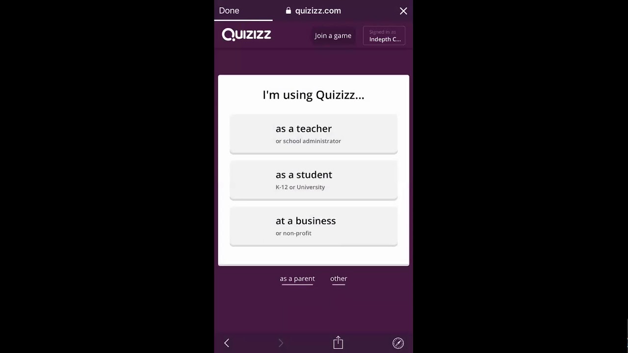 How to set up quizizz account for learners - YouTube