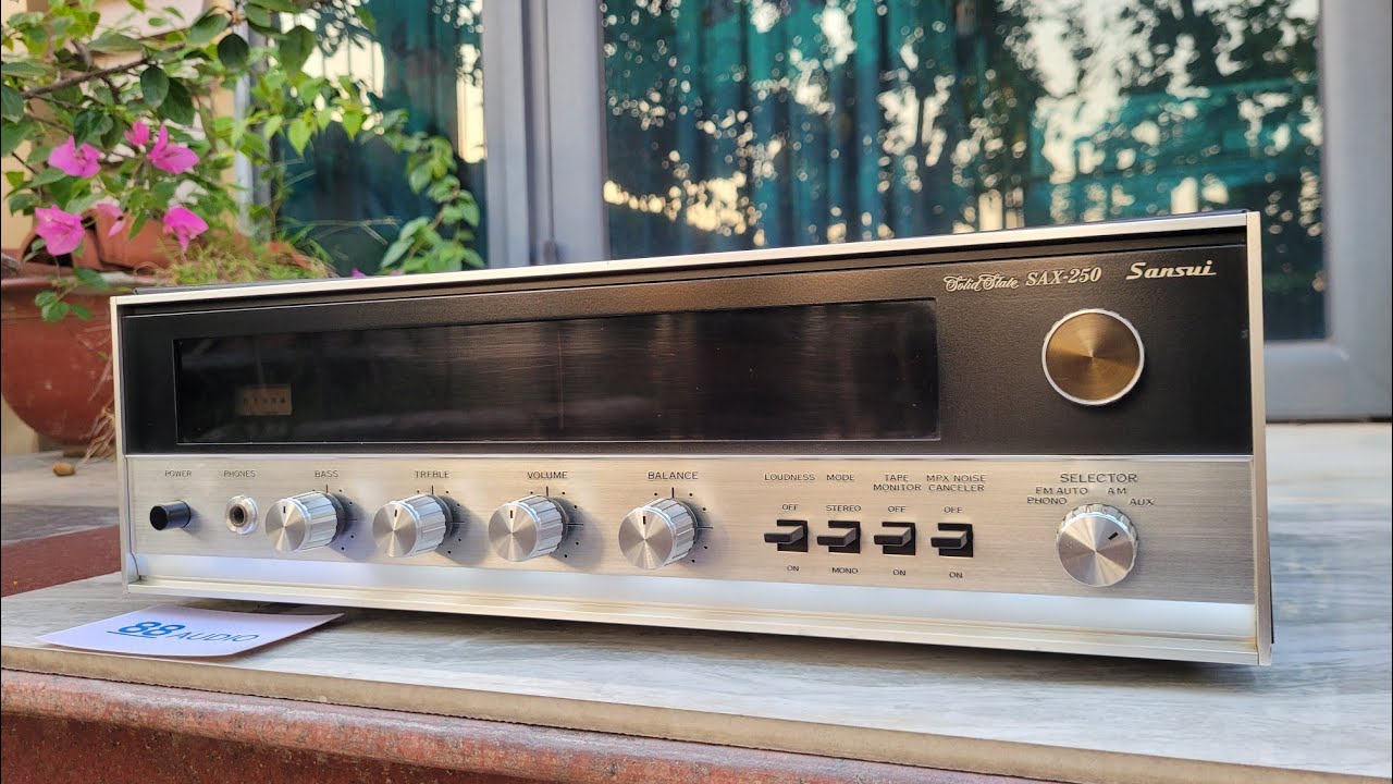 (ĐÃ BÁN) Dòng cổ xuất âm tụ Sansui SAX-250 tiếng mềm mại...giá 3,4tr ...