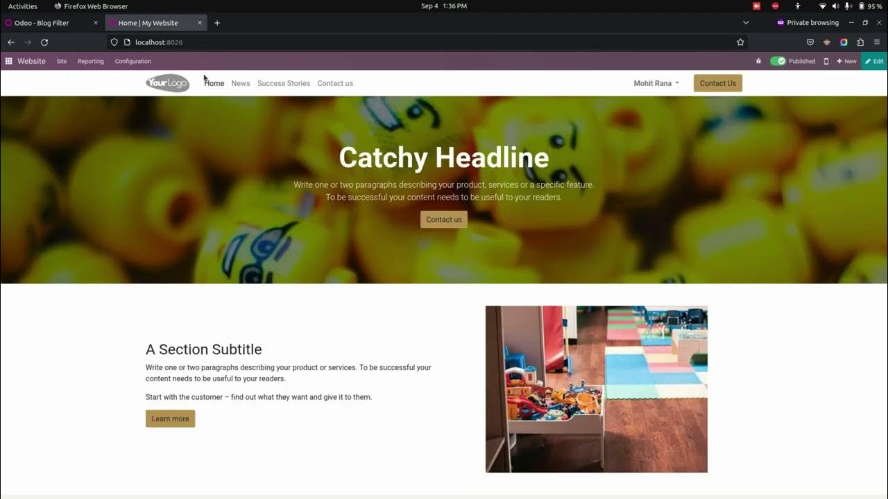 How to Add Dynamic Blog Snippets on Shop Odoo Apps | Website Blog Snippet | Website Blog Slider ...